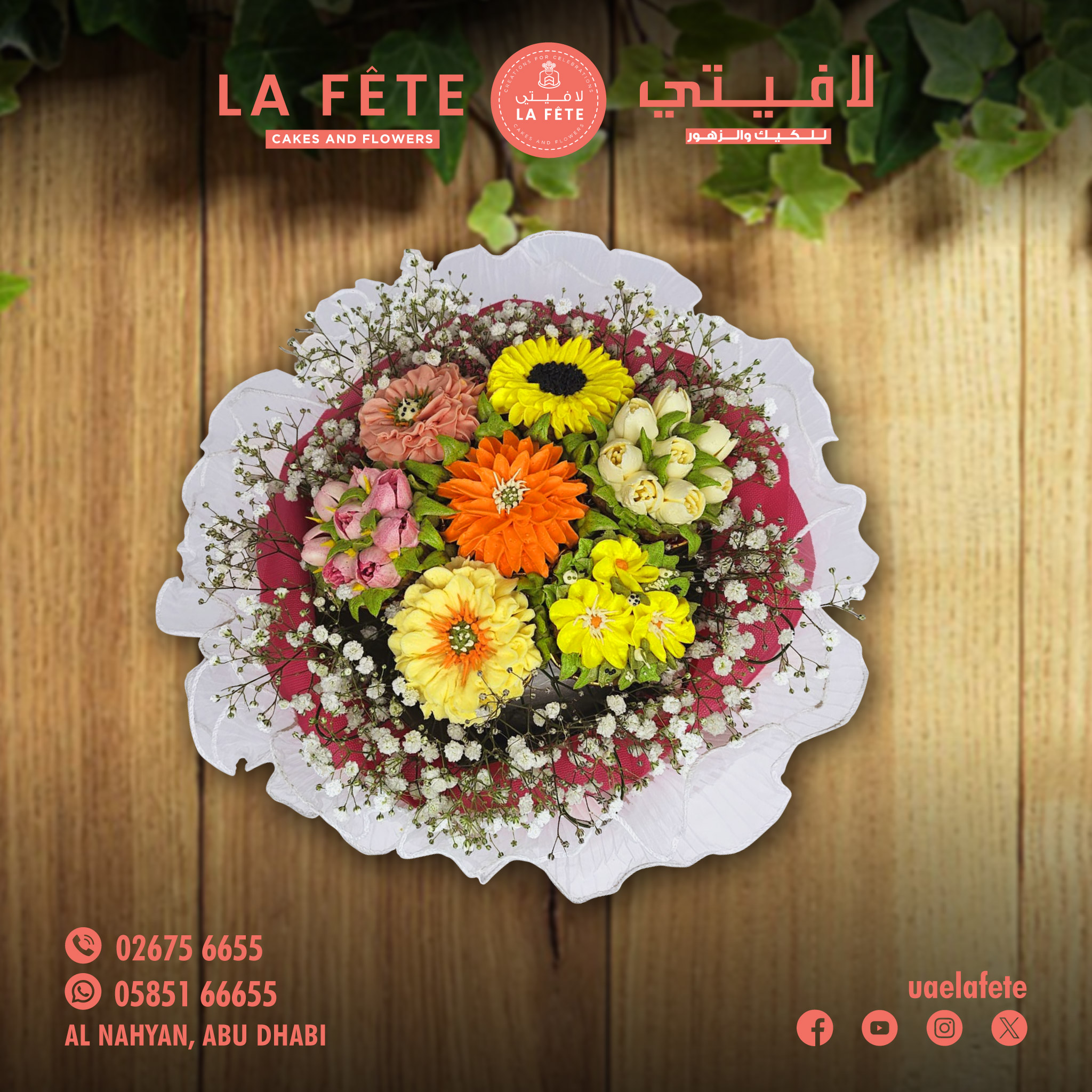 Best Cake Shop in Abu Dhabi | La Fête – Exquisite Cakes